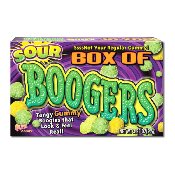 Sour Box of Boogers Theater Box (85g) – Keeping It Simply Sweet